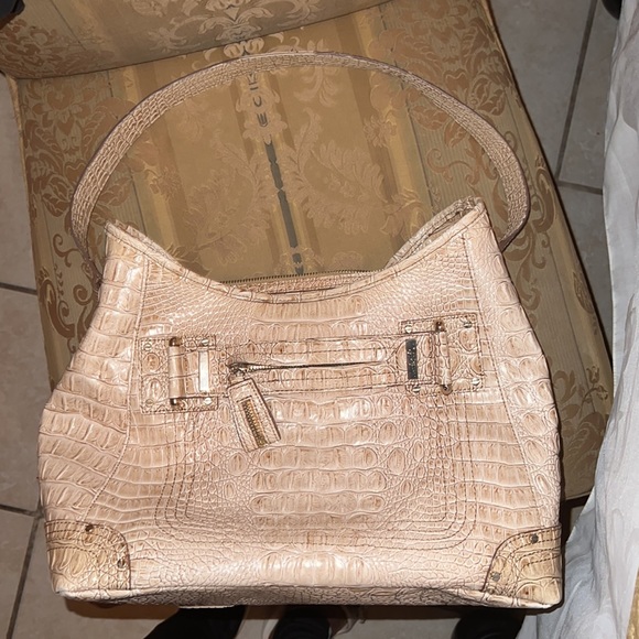 Jessica Simpson | Bags | Jessica Simpson Beige Crocodile Embossed Purse ...